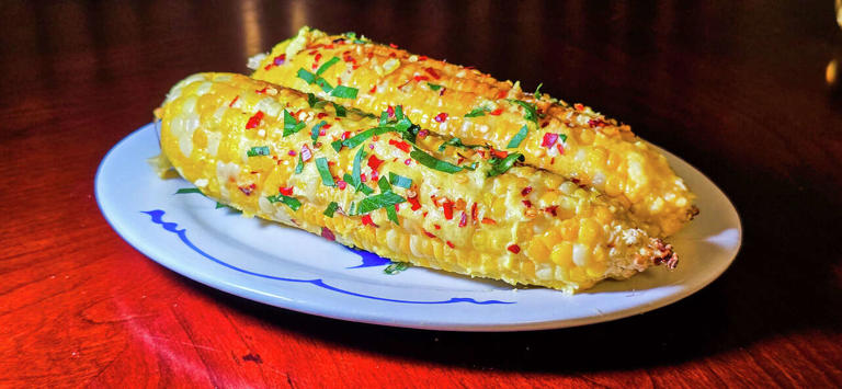 A creamy Italian-inspired elote to welcome corn season