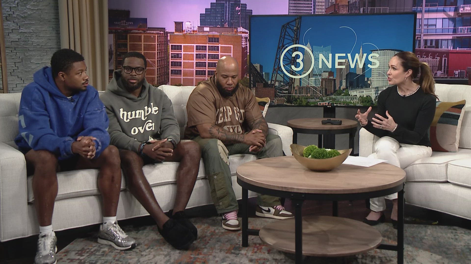 Cleveland Browns cornerback Tyson Campbell, safety Daniel Thomas ...