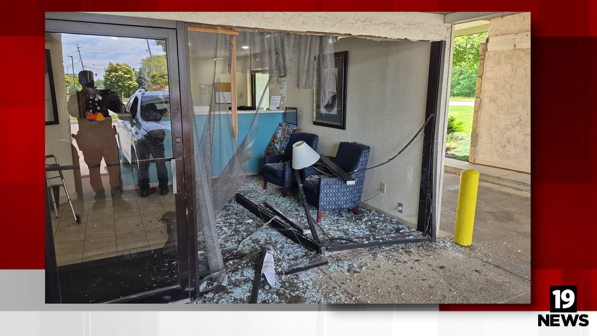 Car crashes into Westlake inn after driver’s foot slips