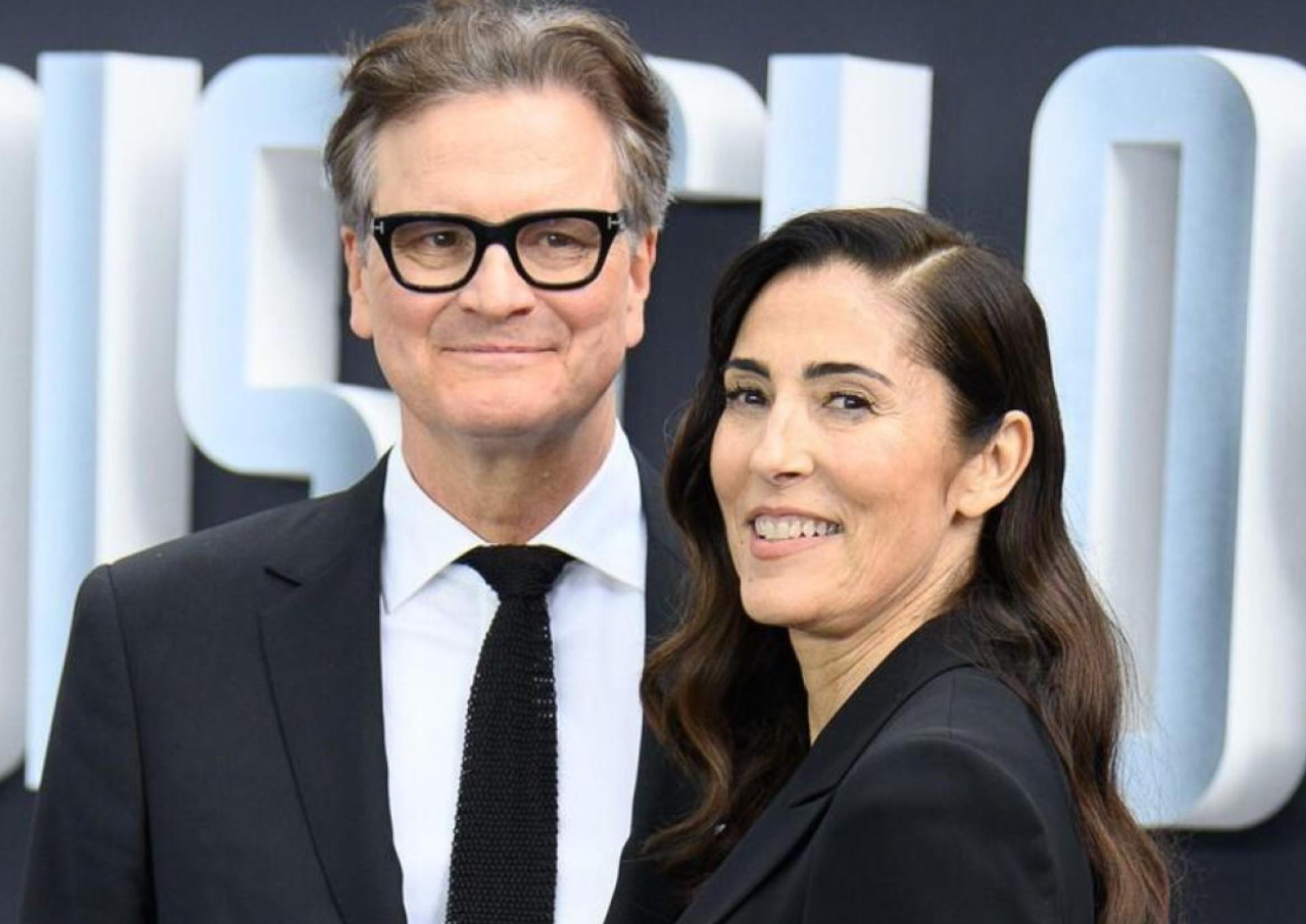 Colin Firth sparks attention with rare red carpet appearance alongside ...
