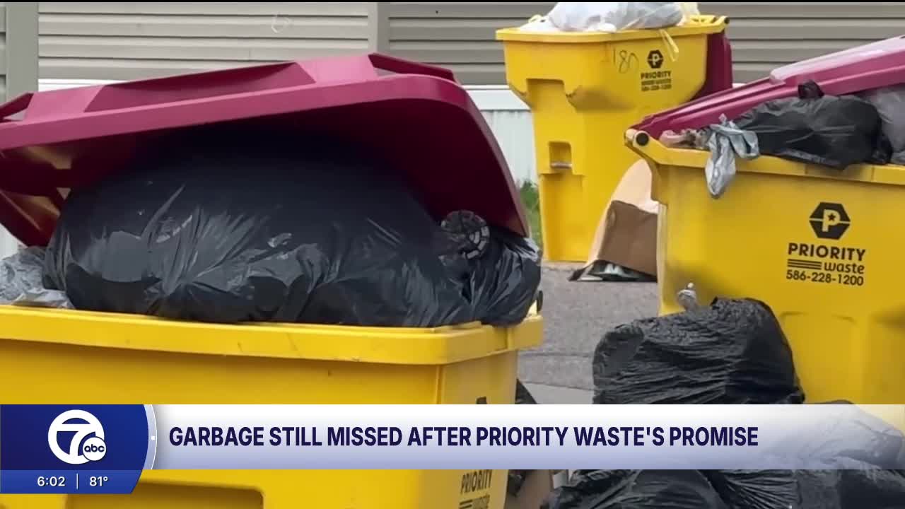 Priority Waste promised trash pickup by Thursday. It's Friday & some ...