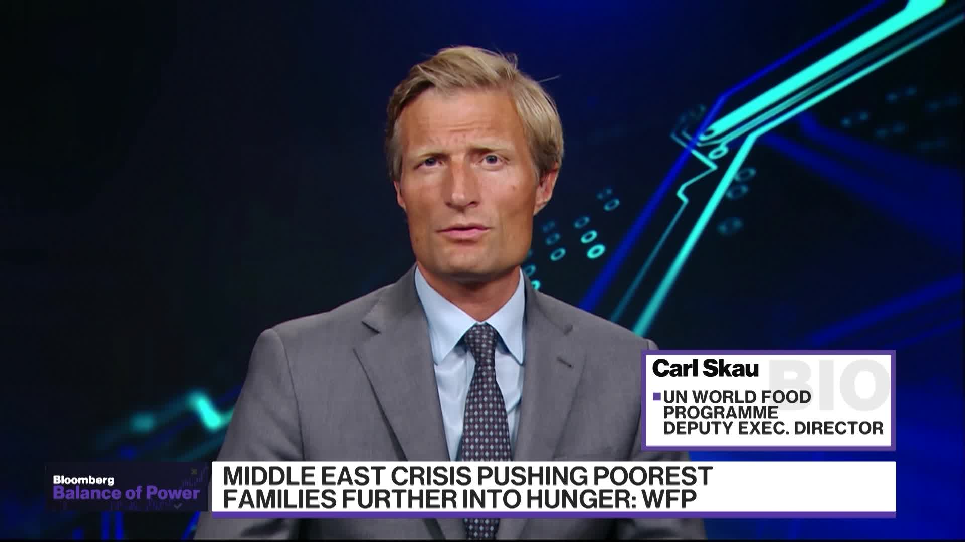 WFP's Skau on Middle East crisis and global hunger
