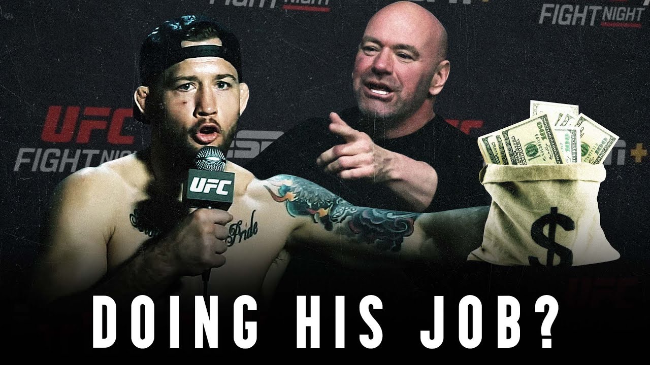 Is Dana White not doing his job here?