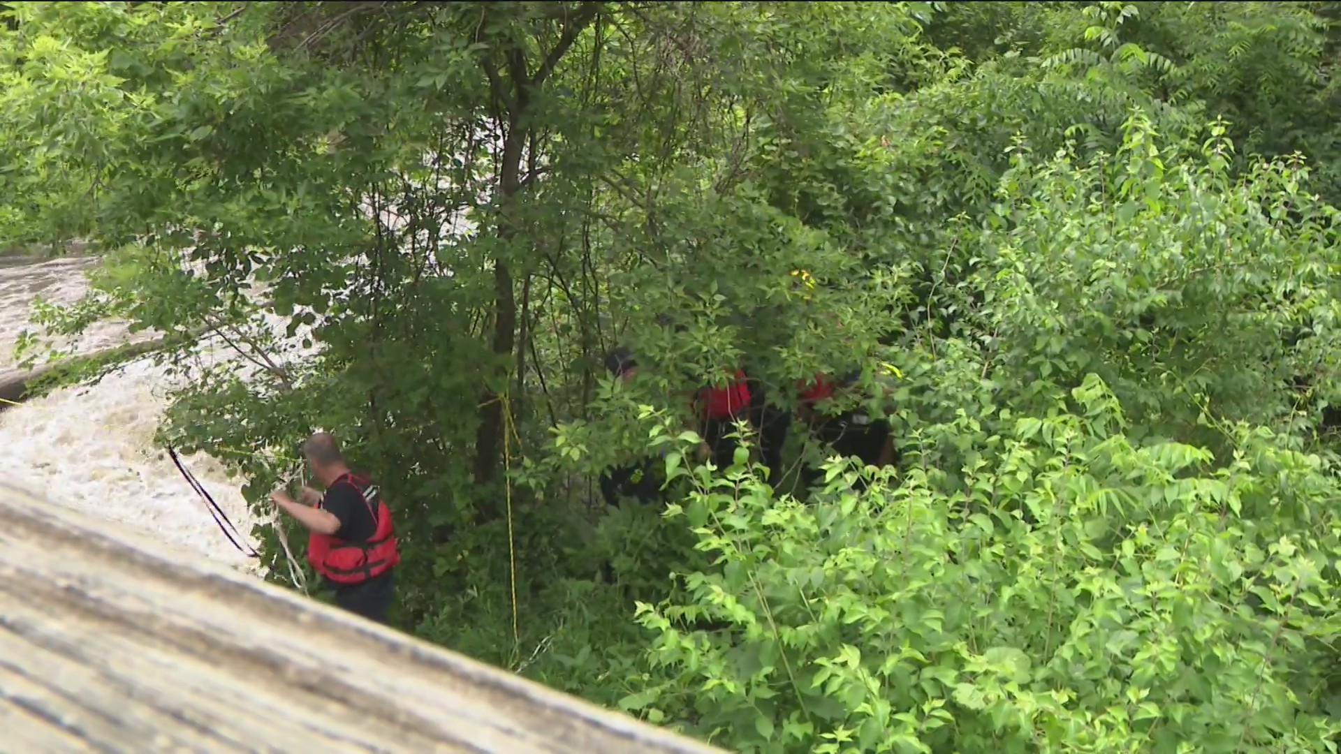 Person rescued from Clive creek; officials warn against bridge jumping