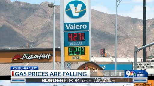 Gas prices fall before peak summer driving season