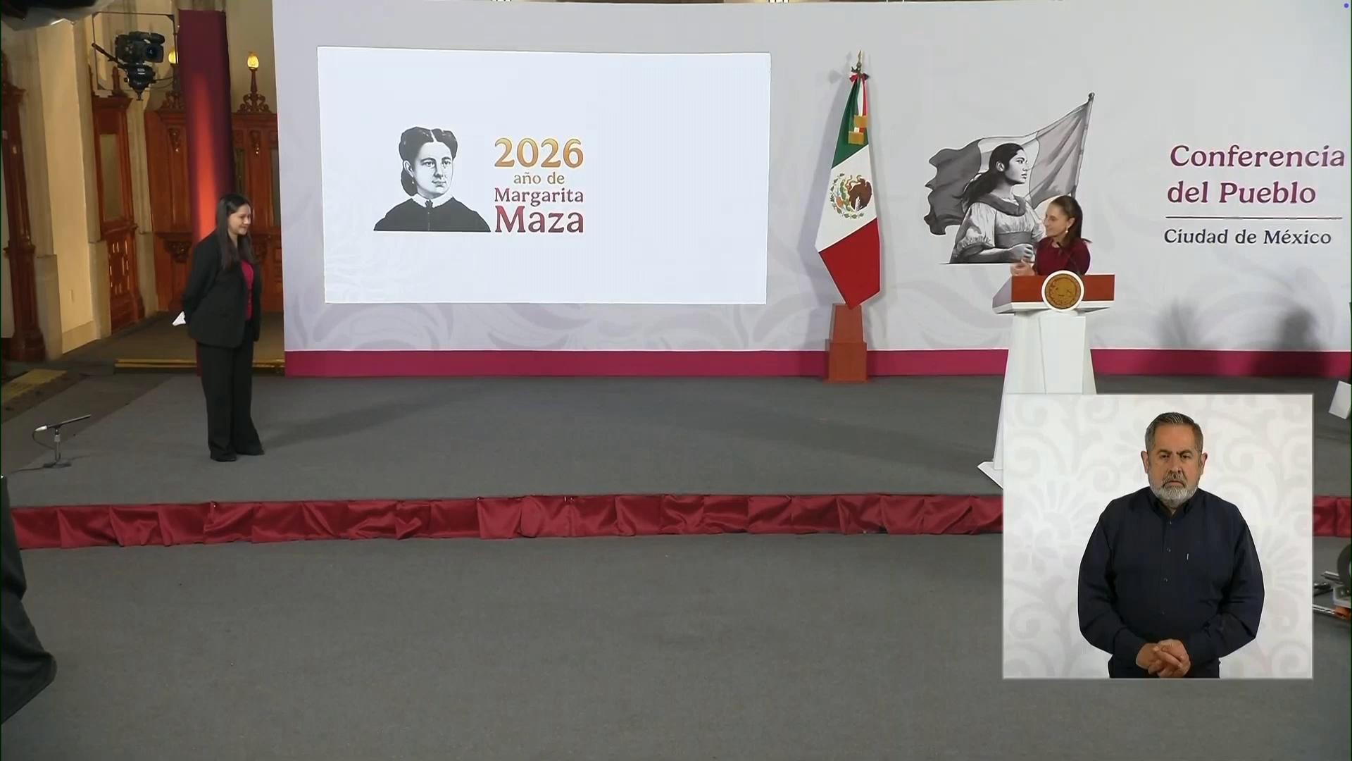 Mexico's Sheinbaum helps journalist after fall during soccer ball toss