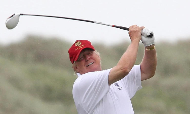 Donald Trump swings it! US President wins permission to build another ...