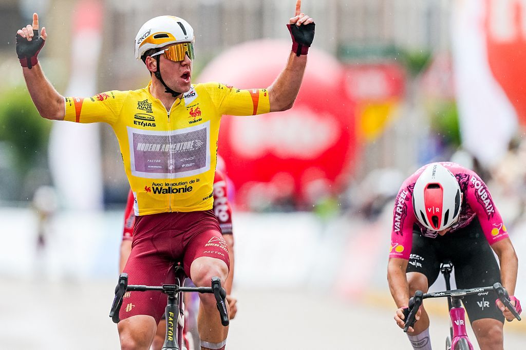 Tour de Wallonie: Ben Oliver outpaces Arnaud De Lie to win closing ...