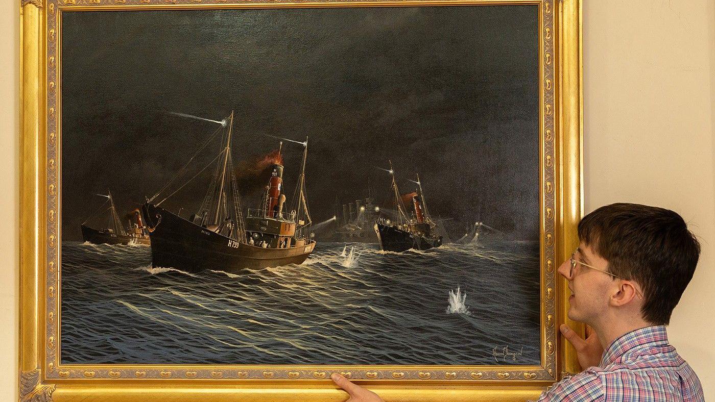 U-boat victim among rare trawler auction paintings