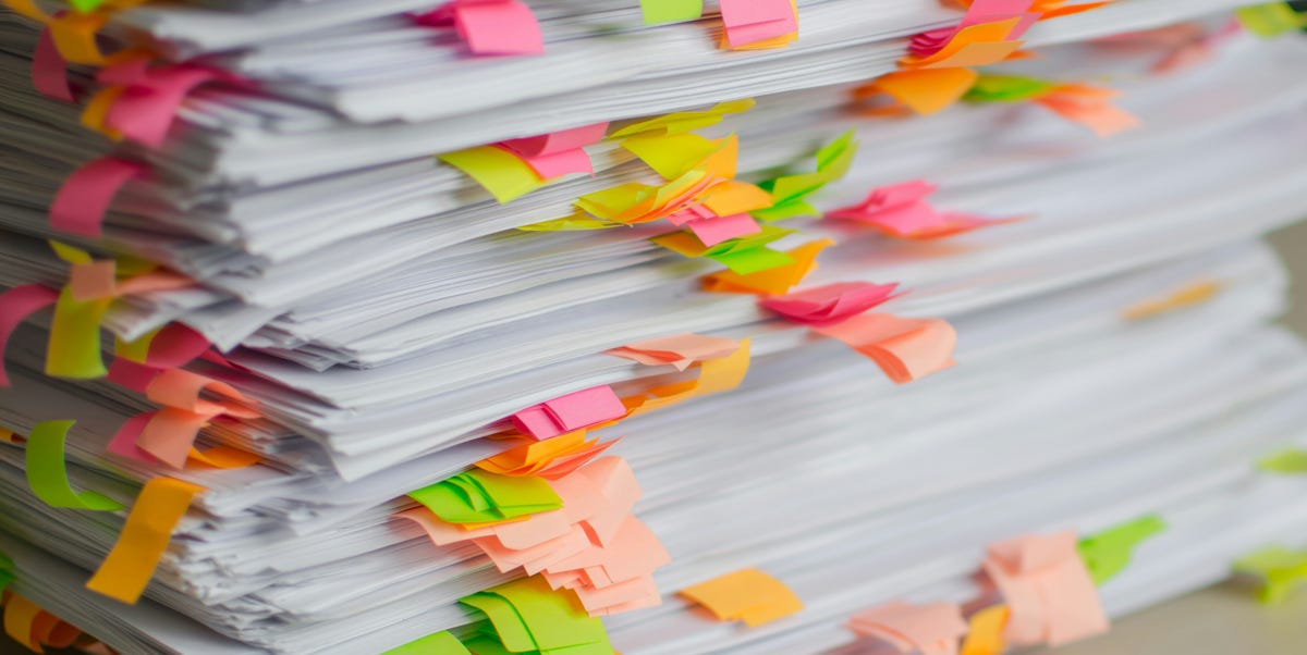 I sorted through 10 years of paperwork in one afternoon – here are 7 ...