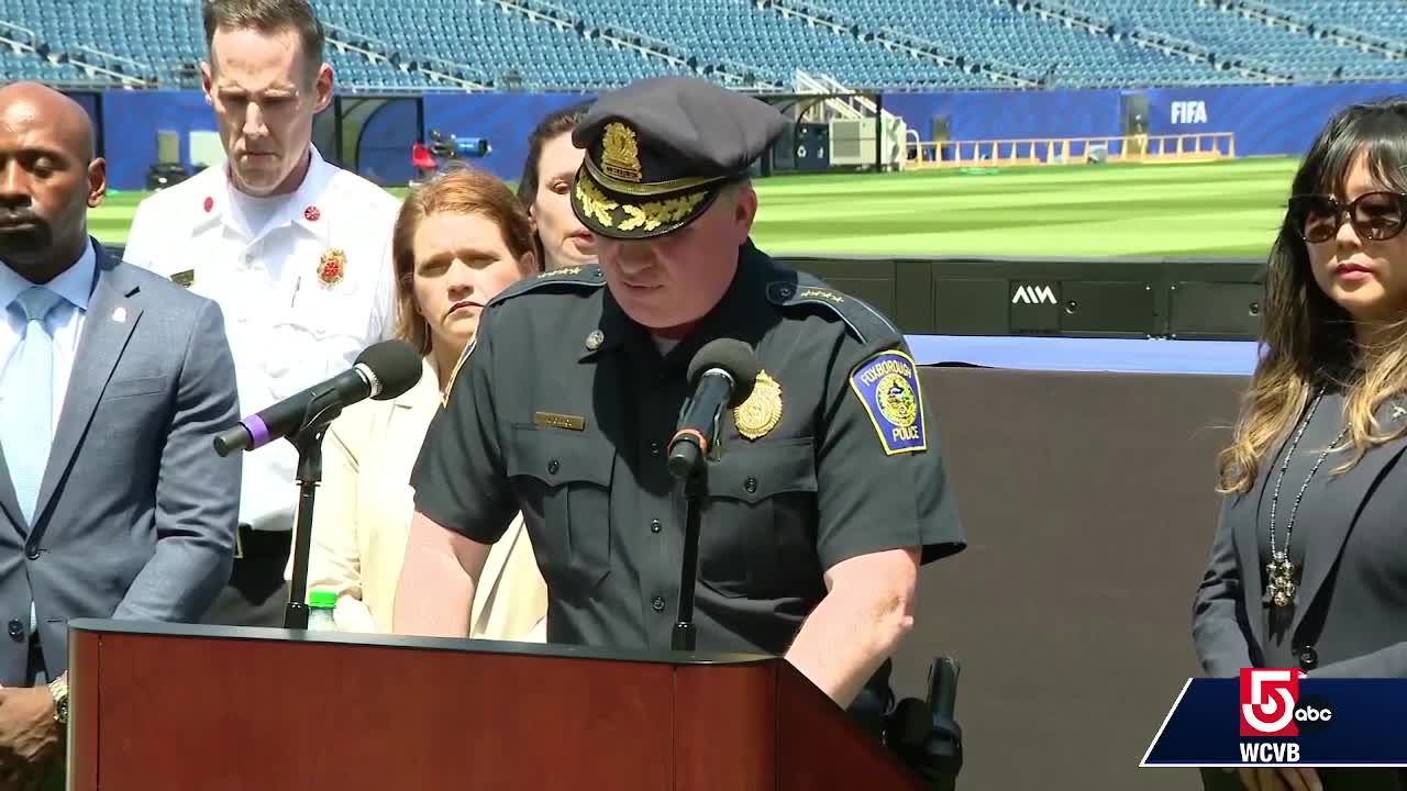 Safety briefing ahead of World Cup matches at Boston Stadium