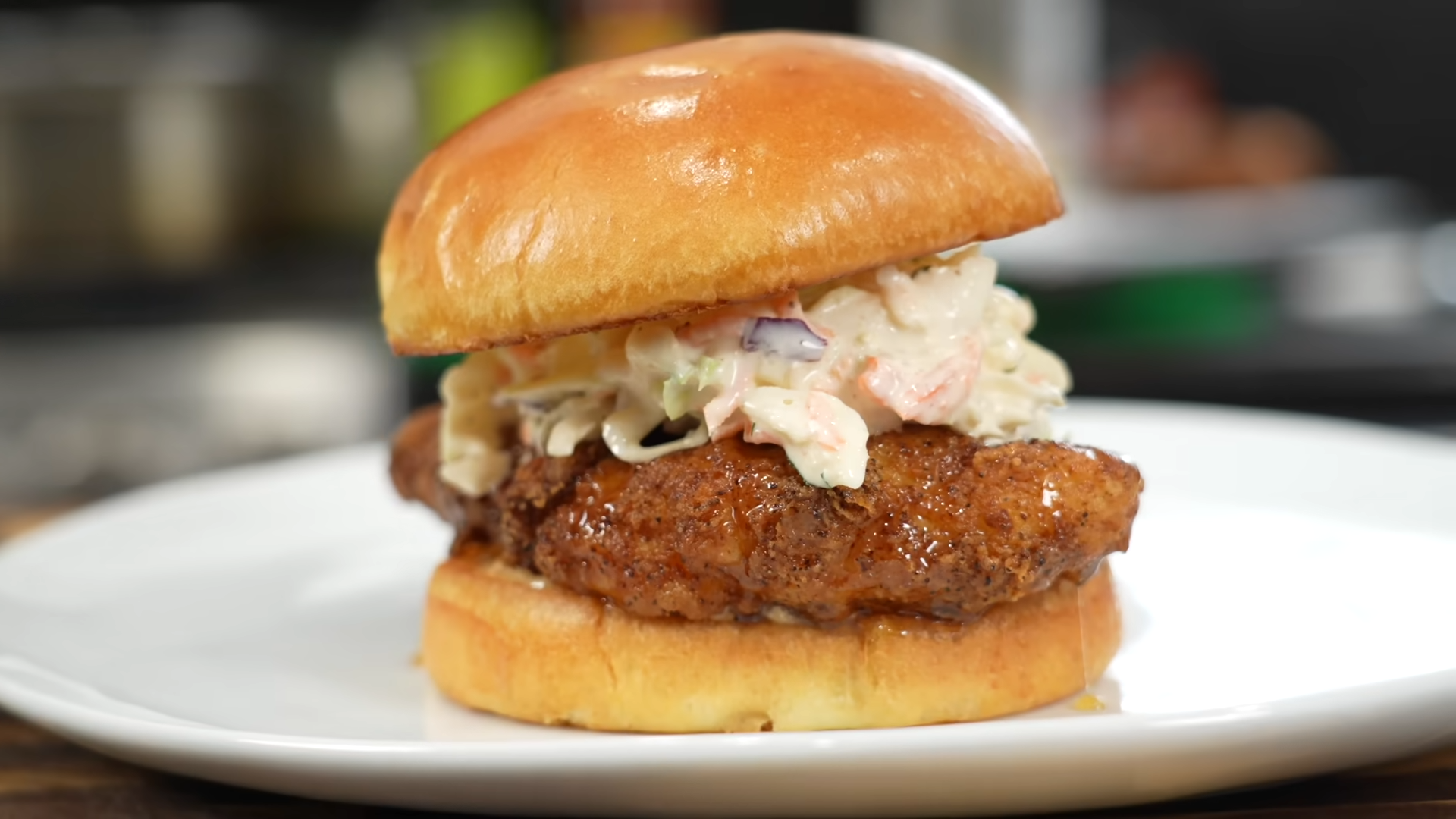 How to make hot honey chicken sandwich step-by-step