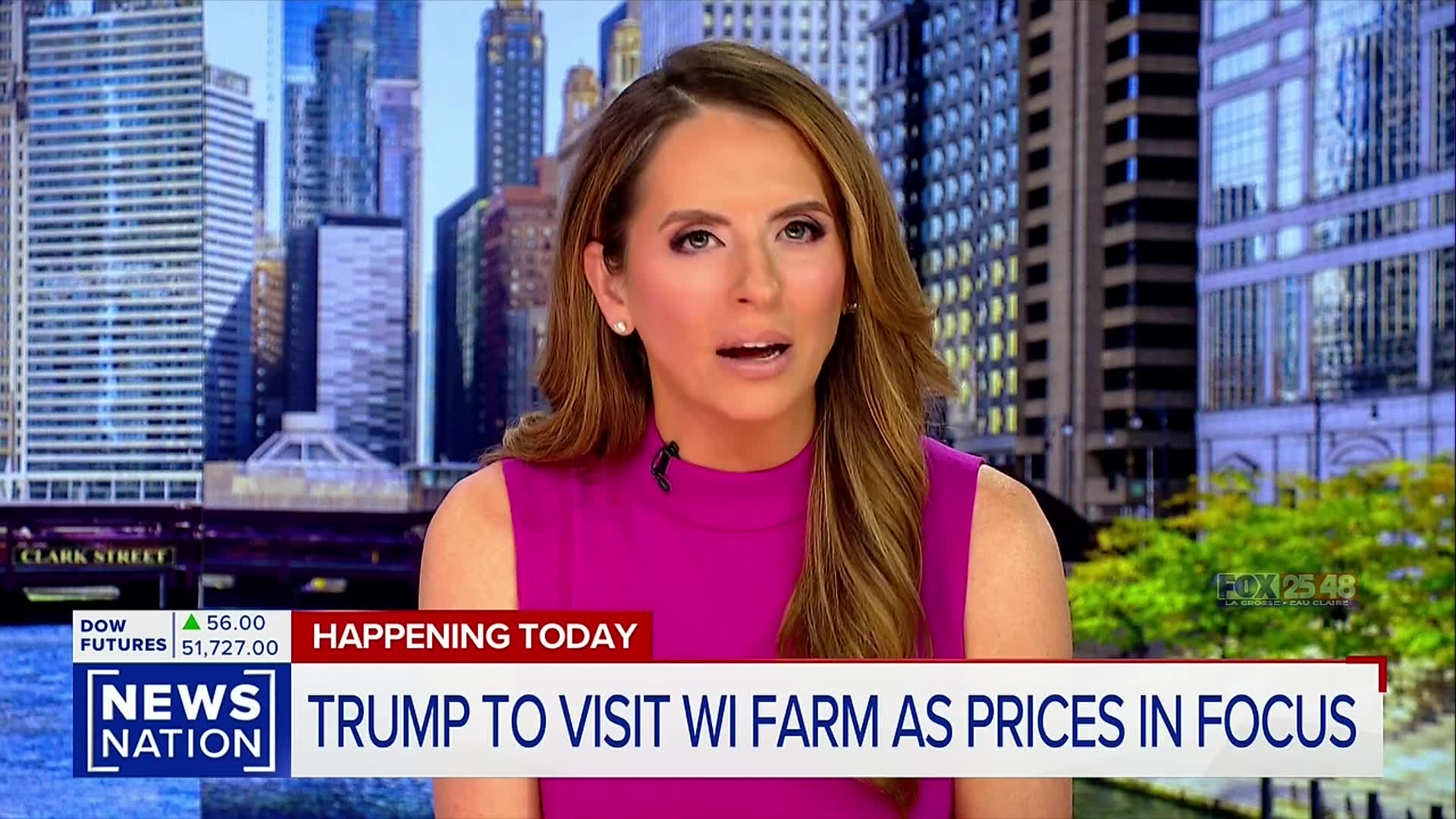 Trump to Wisconsin farm as prices in focus