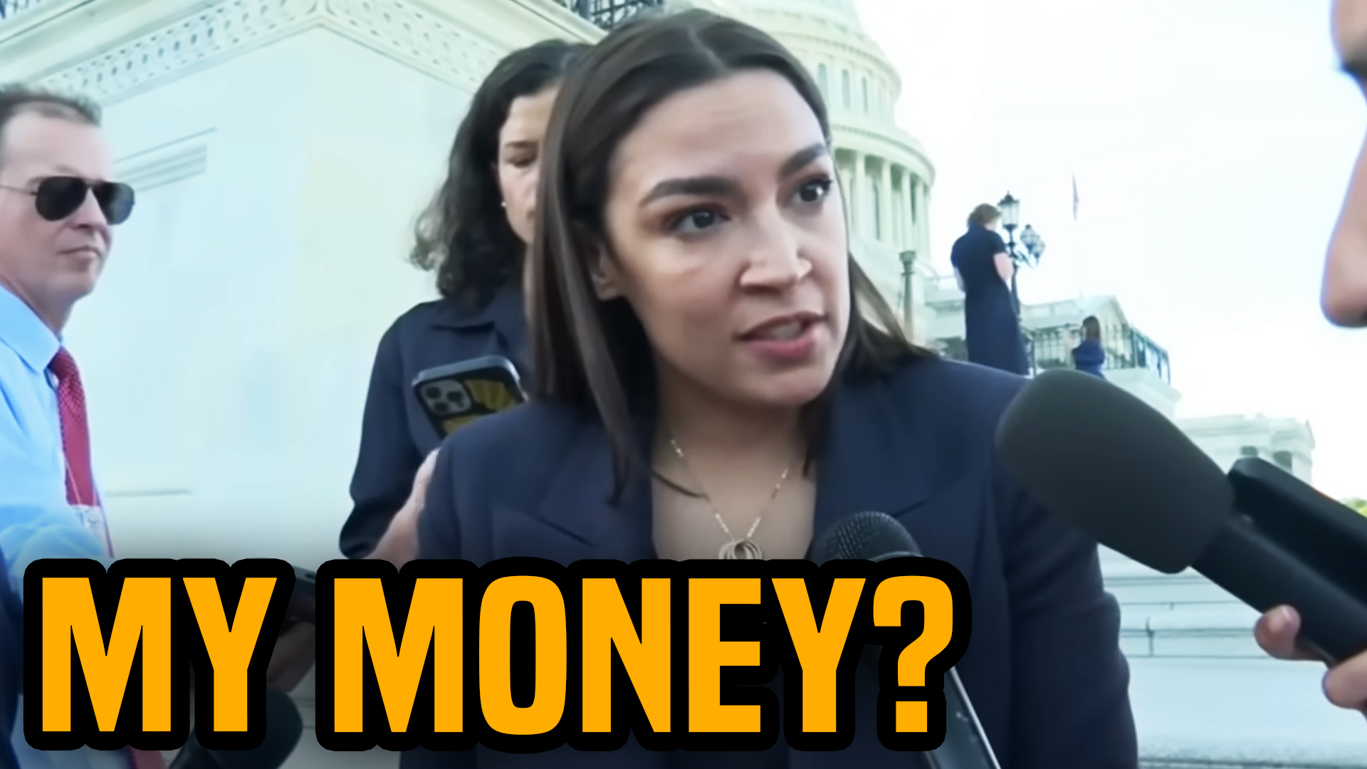 AOC questions funding for Trump's projects