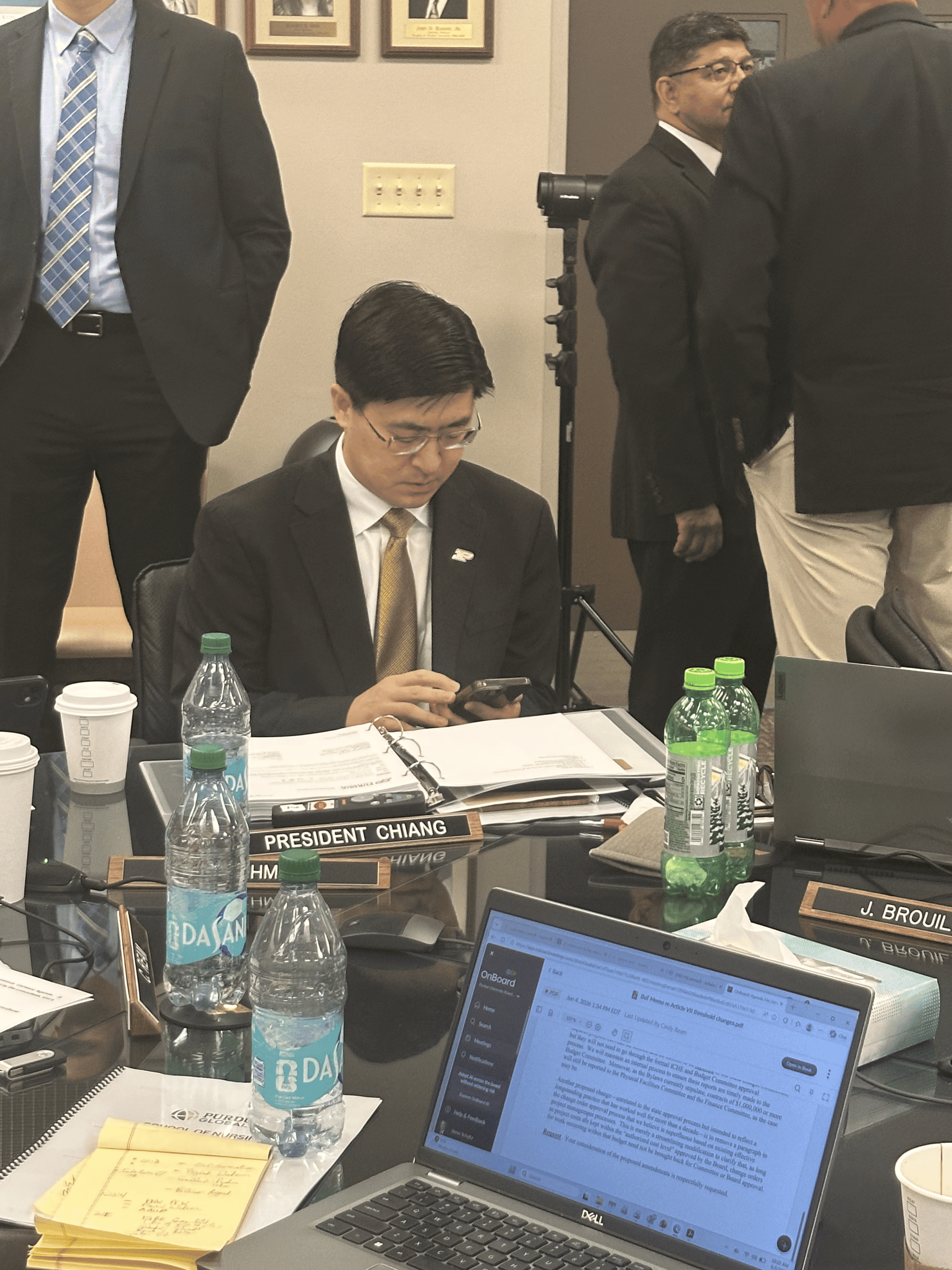 Purdue trustees OK 14th year of frozen tuition, say goodbye to Chiang
