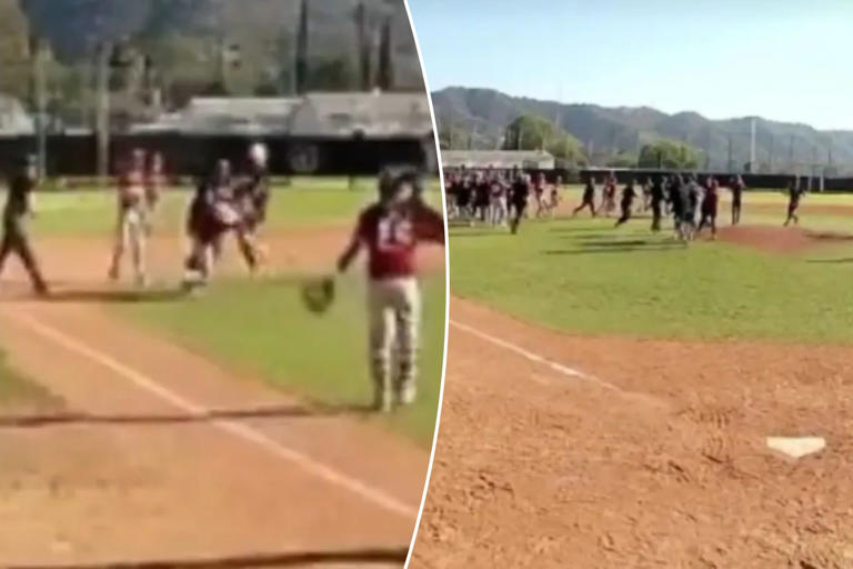 Benches-clearing brawl breaks out during Southern California HS ...