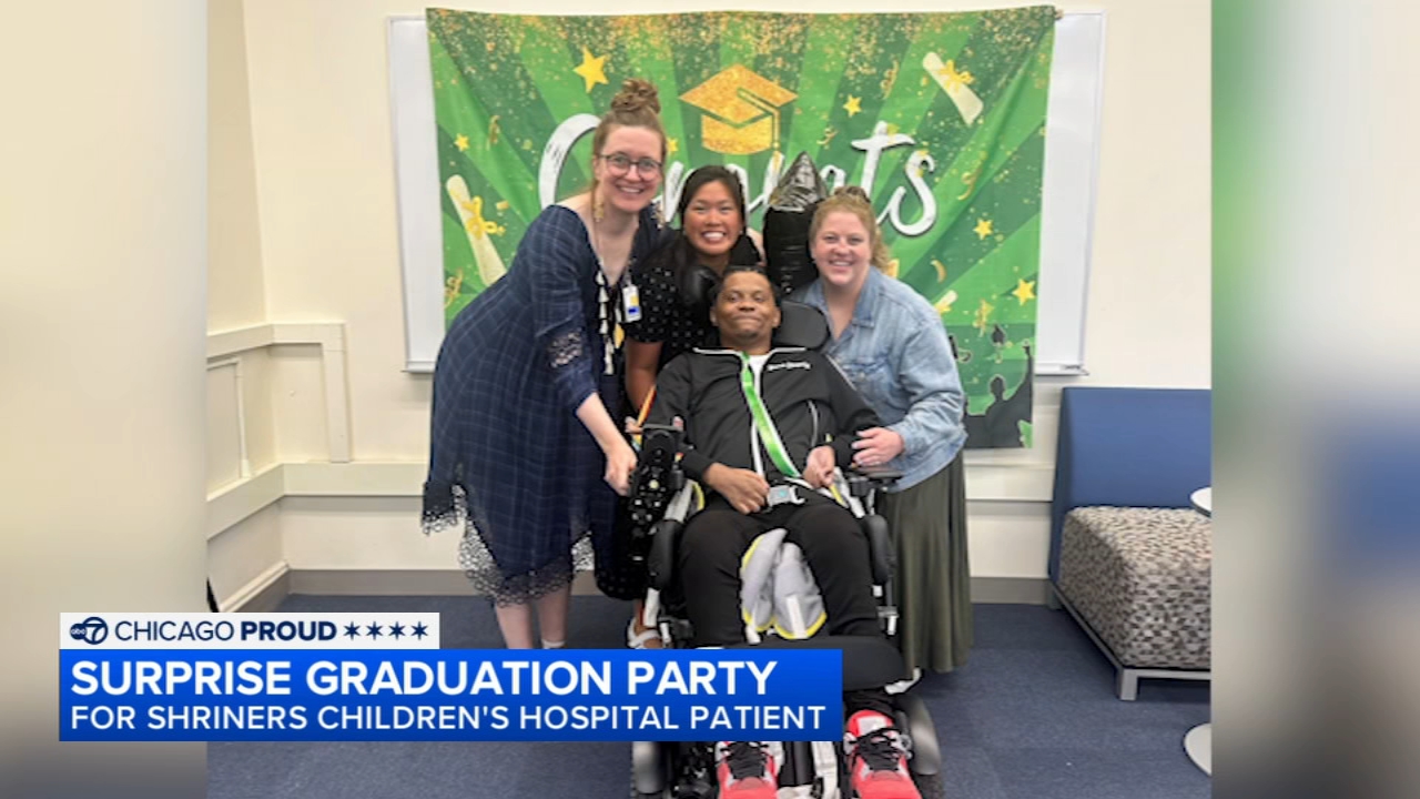 Surprise graduation party held for Shriners Children's Hospital patient ...