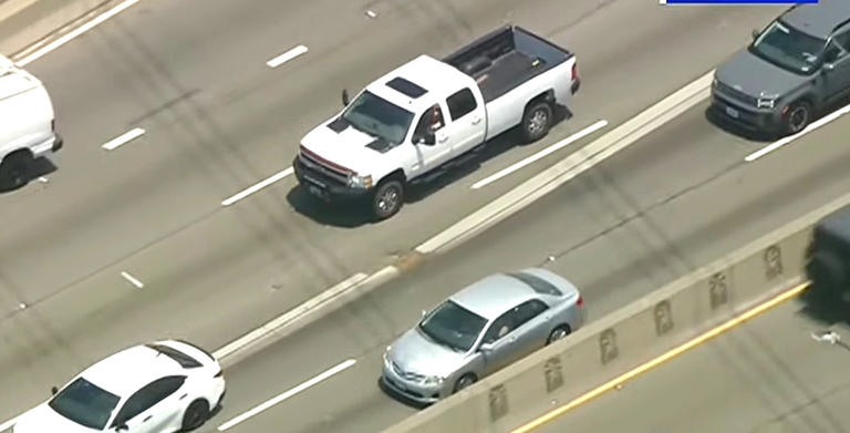 Dramatic LA police chase ends with vicious takedown of suspect