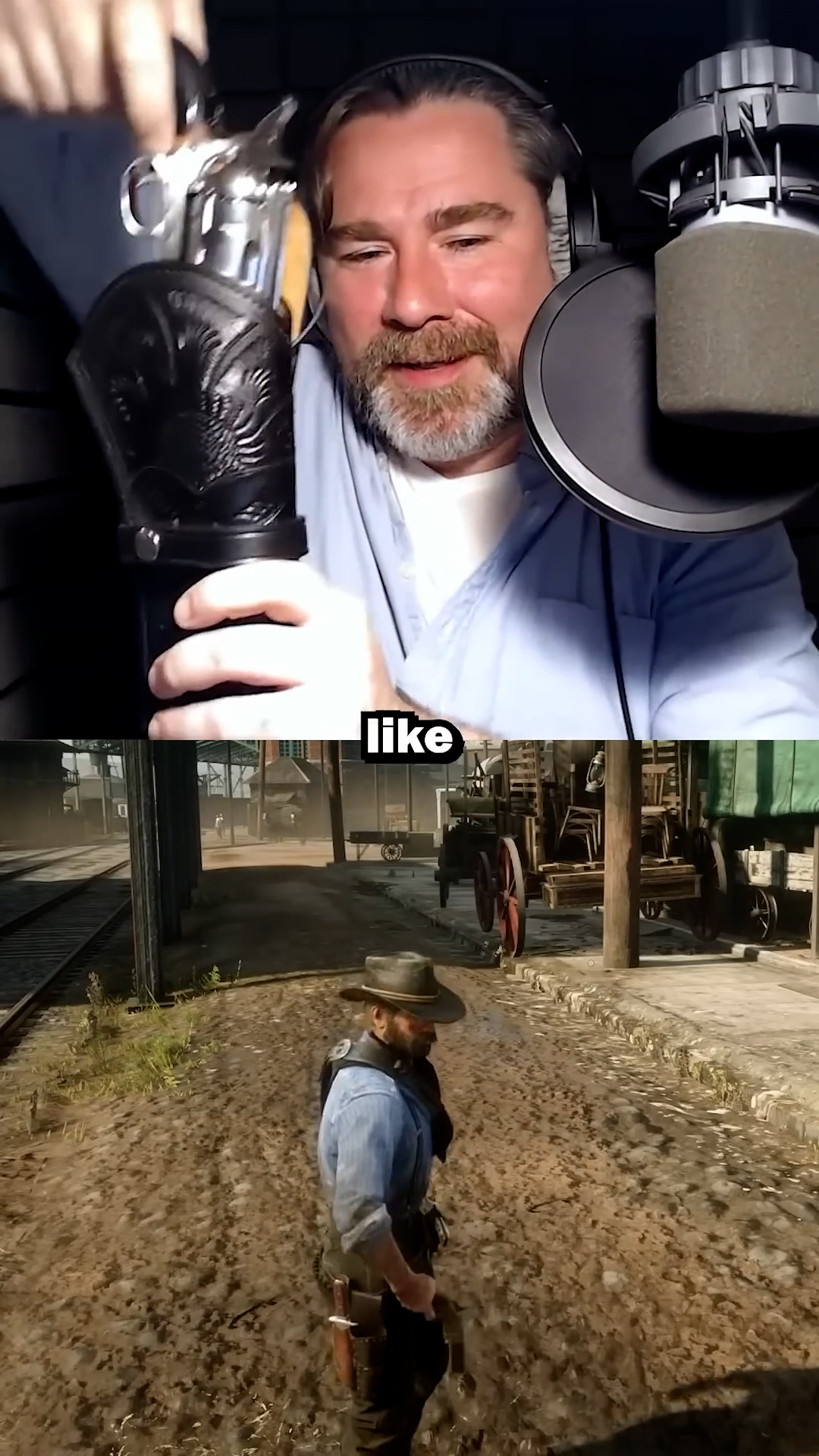 The revolver Roger Clark used during RDR2