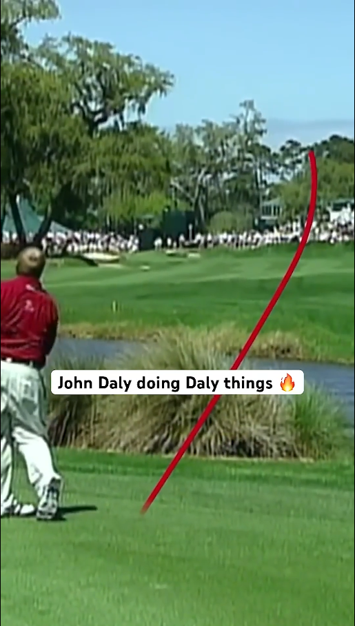 John Daly's one of the craziest shots you’ll ever see
