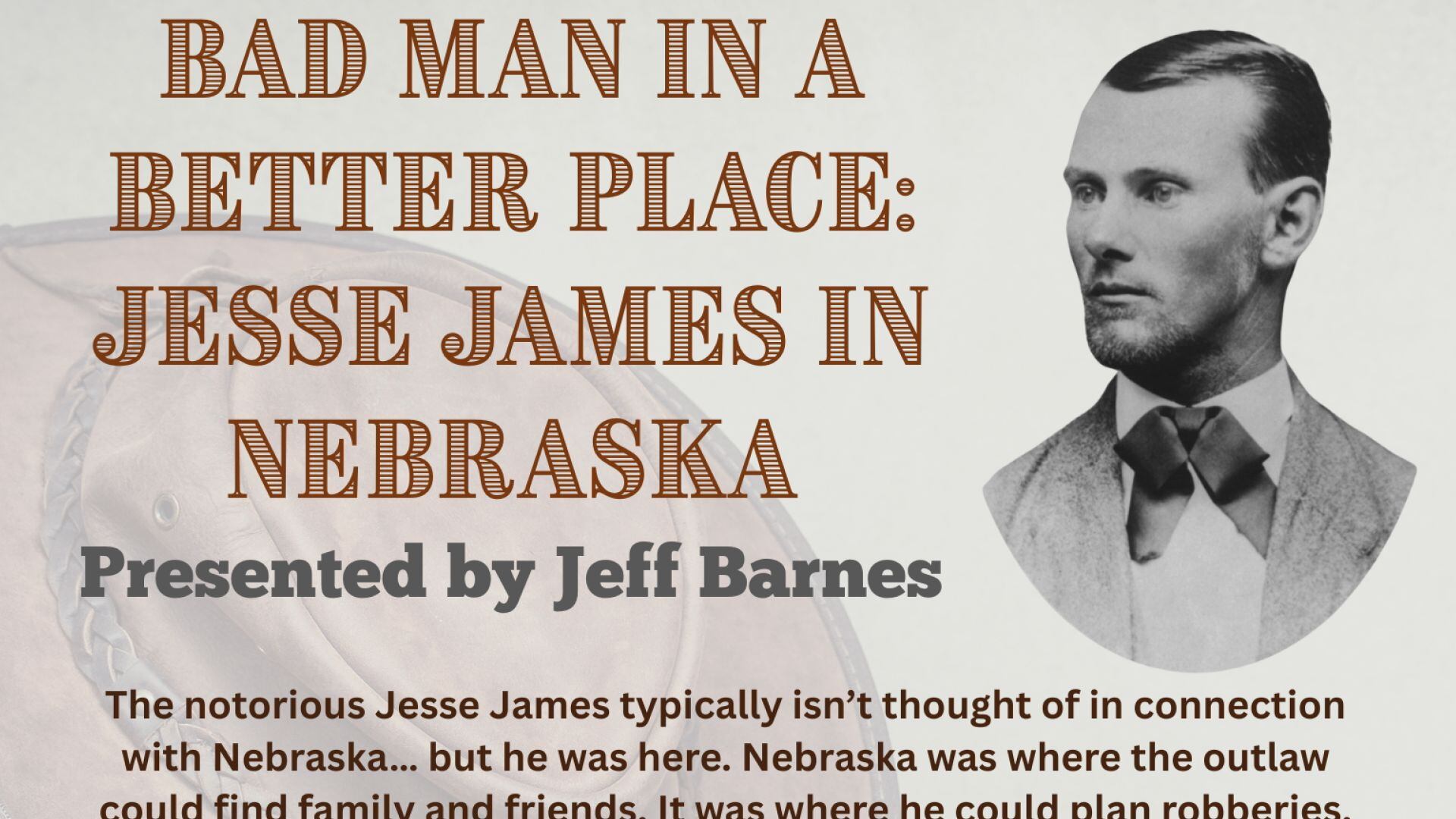 Jesse James’ Nebraska ties focus of Tuesday talk at North Platte Library