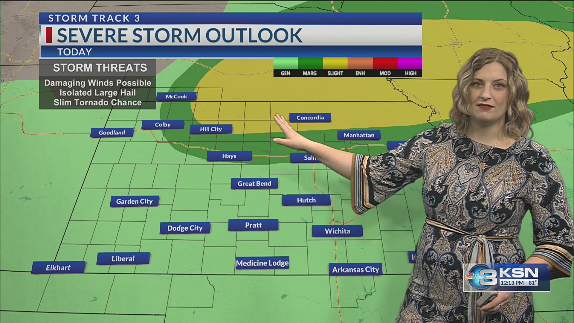 Friday afternoon forecast