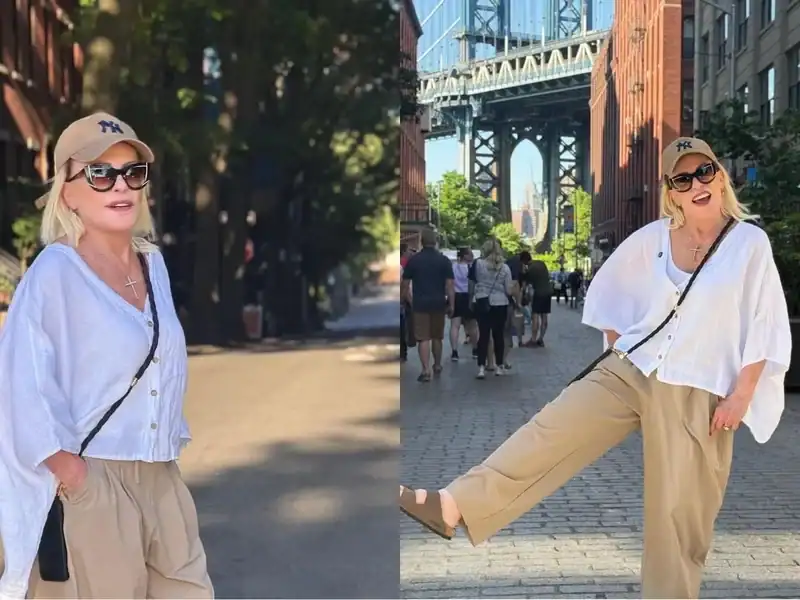 Ana Maria Braga curte férias em Nova York ao lado do marido Fábio ...