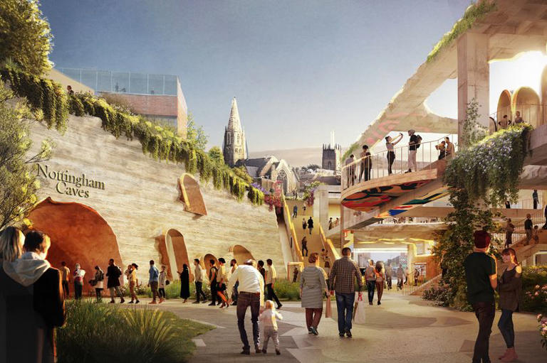 Nottingham's 2050 vision - 'Redesigned' Old Market Square, new city ...