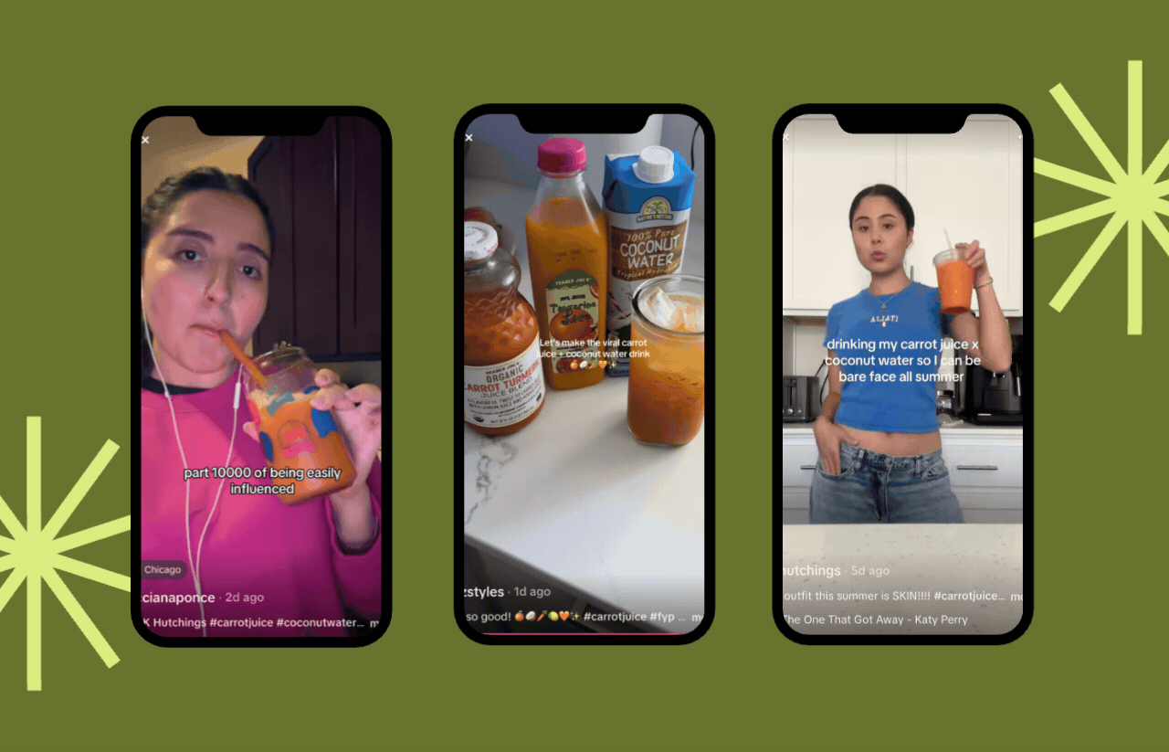 This carrot juice drink will give you a ‘bare face summer’