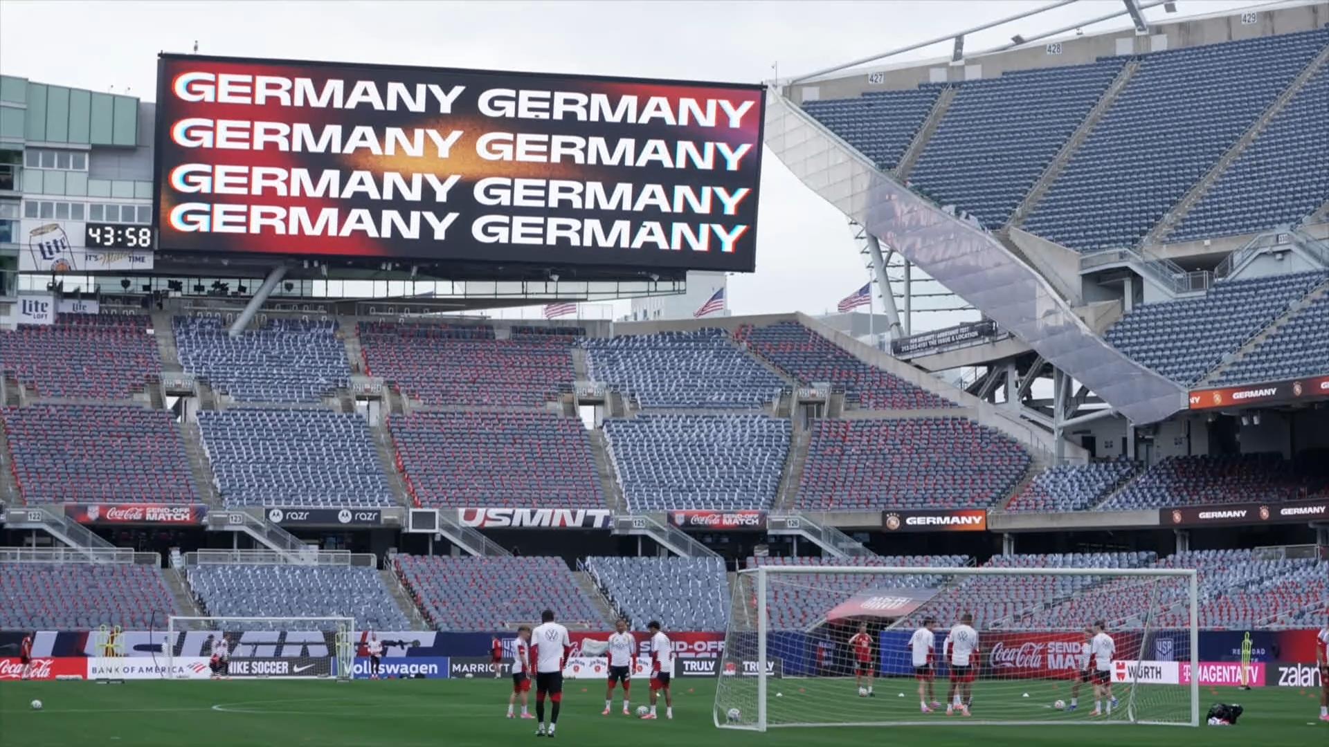 Germany train at Soldier Field ahead of USA World Cup warm-up game
