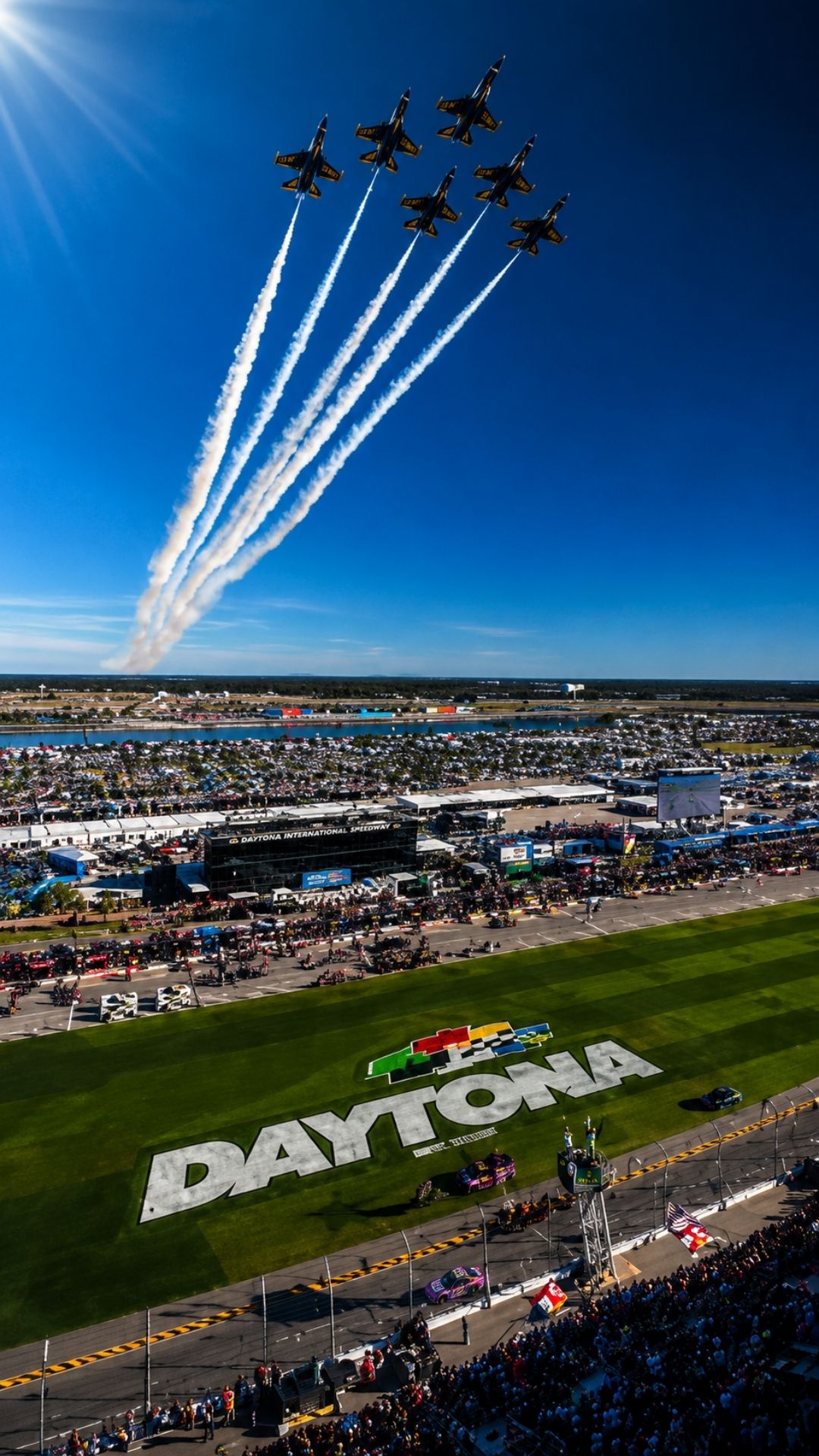 2024 Daytona 500 pre-race flyover video