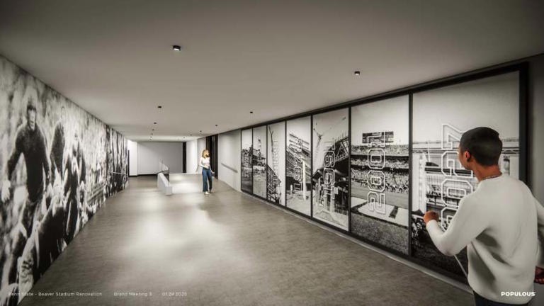 Penn State football shares behind the scenes tour of Beaver Stadium ...