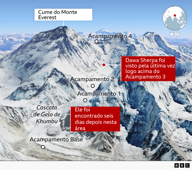 O relato emocionante do alpinista que perdeu o guia encontrado após 6 ...