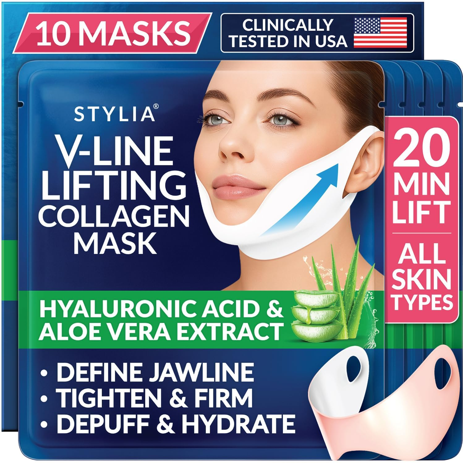 This jawline-lifting collagen mask is trending—and it’s 45% off