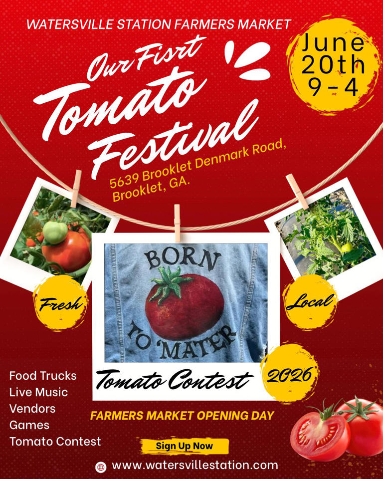 First-ever Brooklet Tomato Festival brings competition, food and family fun