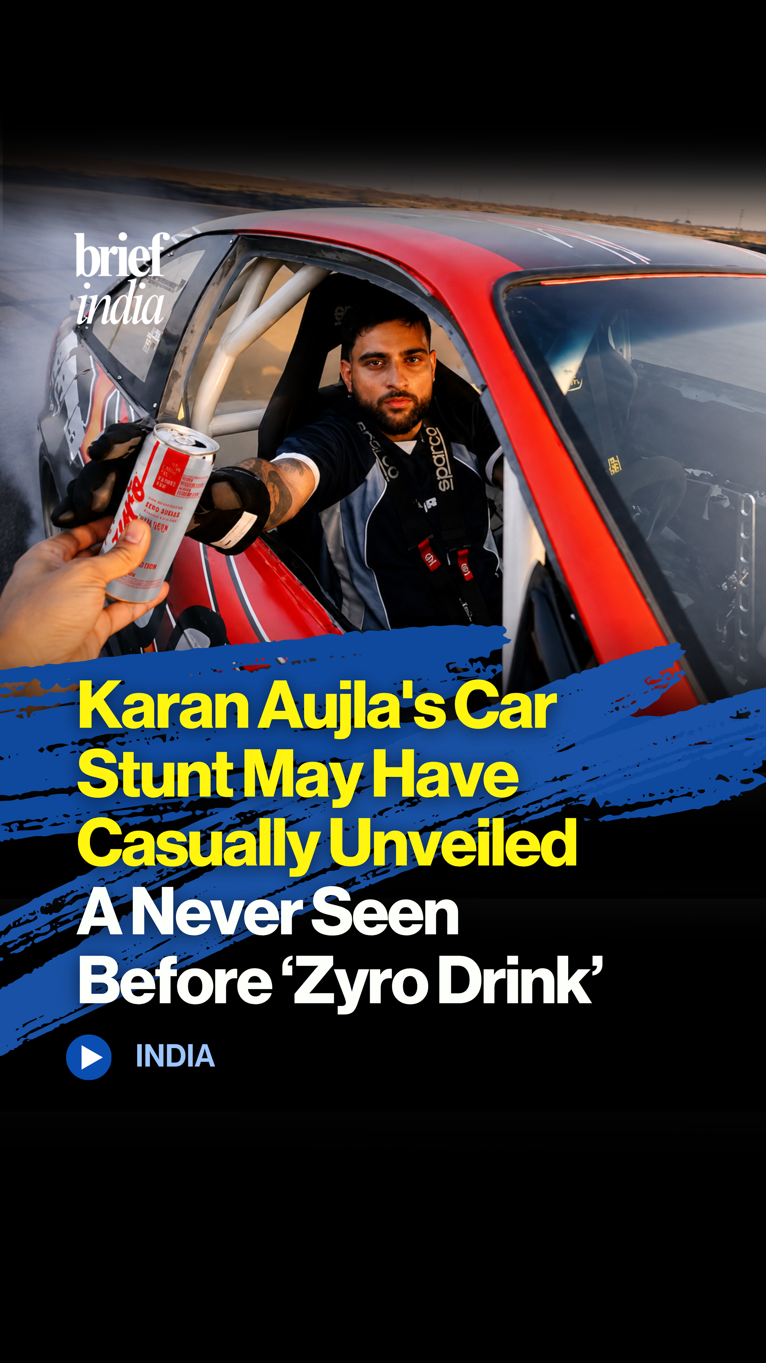 Did Karan Aujla's car stunt just reveal Zyro's next launch?