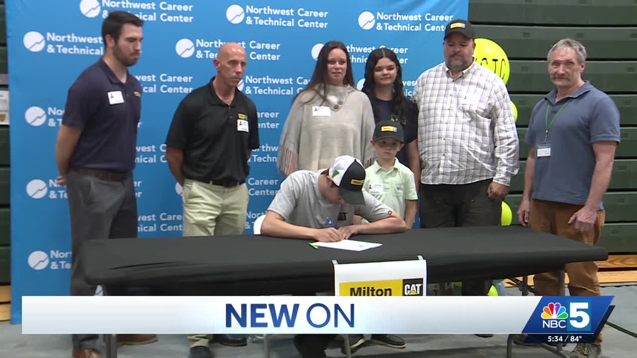 BFA-St. Albans 'Skilled Trade' seniors sign with future employers