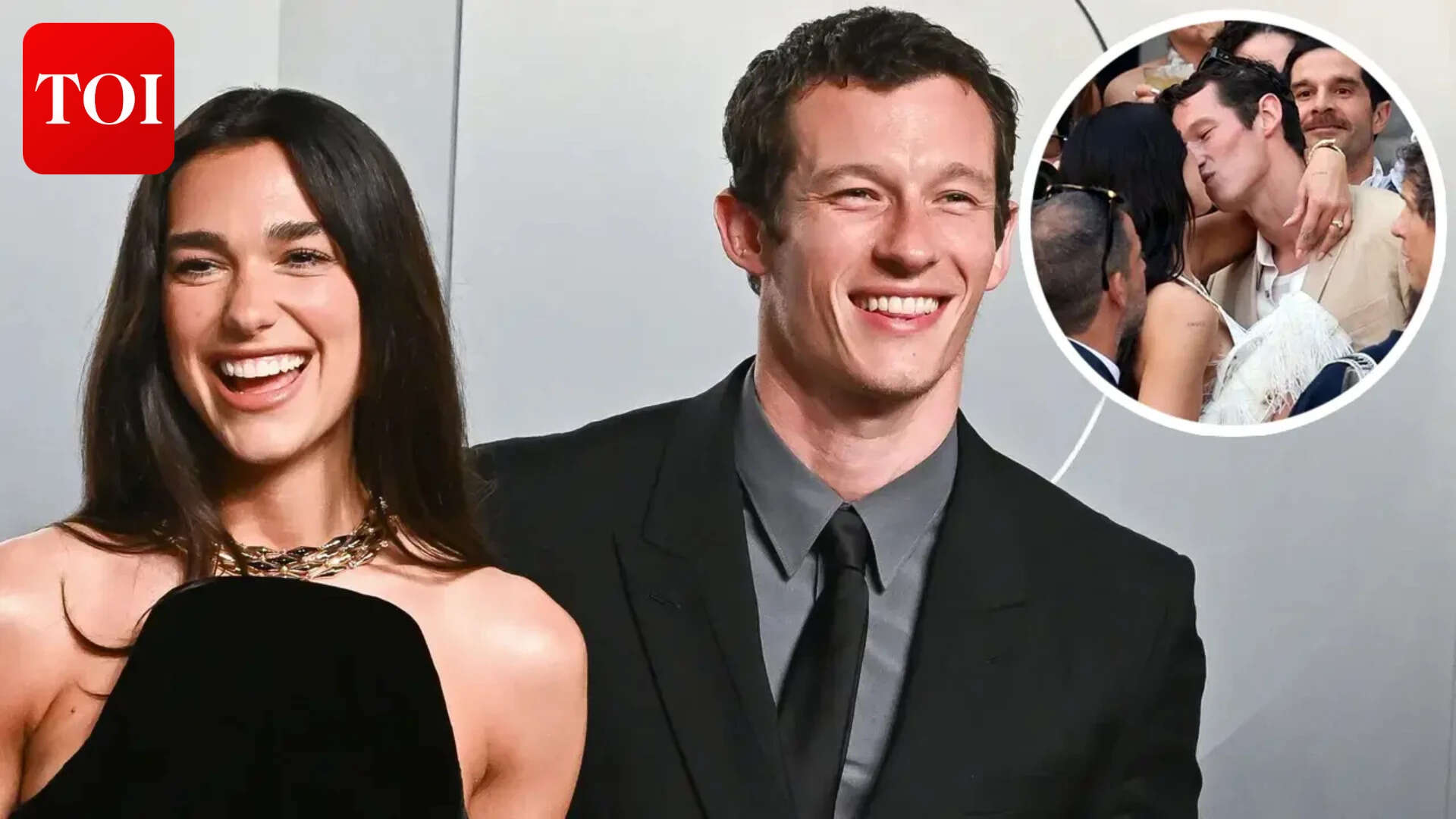 Dua Lipa and Callum Turner pack on the PDA at pre-wedding cocktail ...