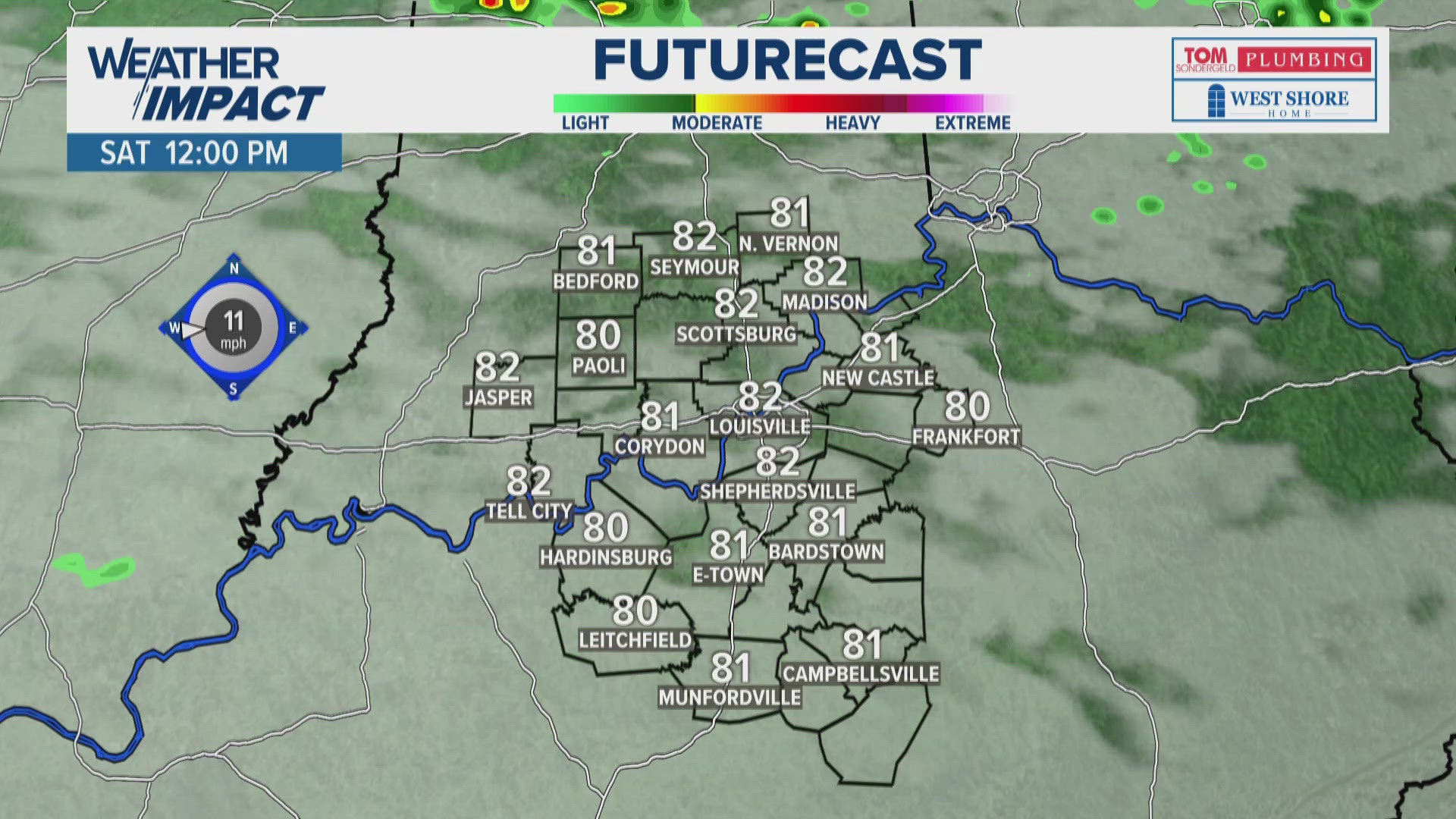Hot and humid Crusade Weekend | WHAS11 weather impact forecast