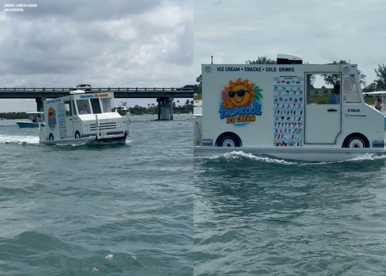 Only in Florida: Ice cream boat delights boaters in Sarasota Bay