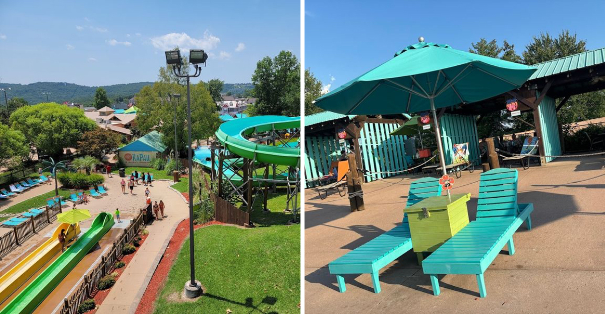 This island-themed Missouri lazy river offers a relaxing slow-motion ...