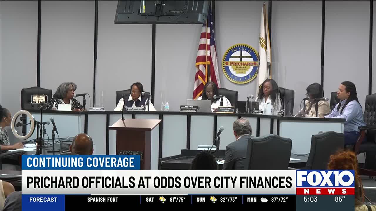 Prichard mayor, council clash over finances and transparency amid ...
