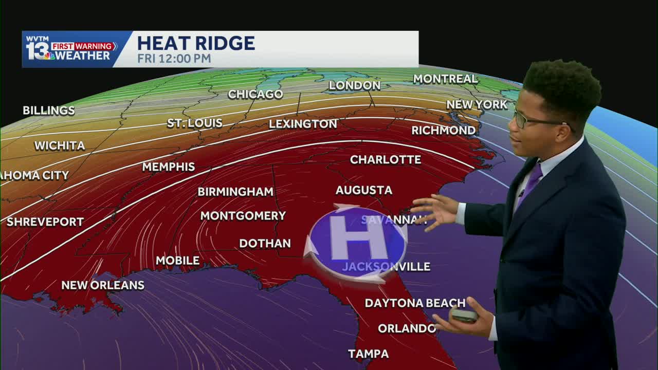 Summer heat and humidity returns to Alabama this weekend, with a stormy ...