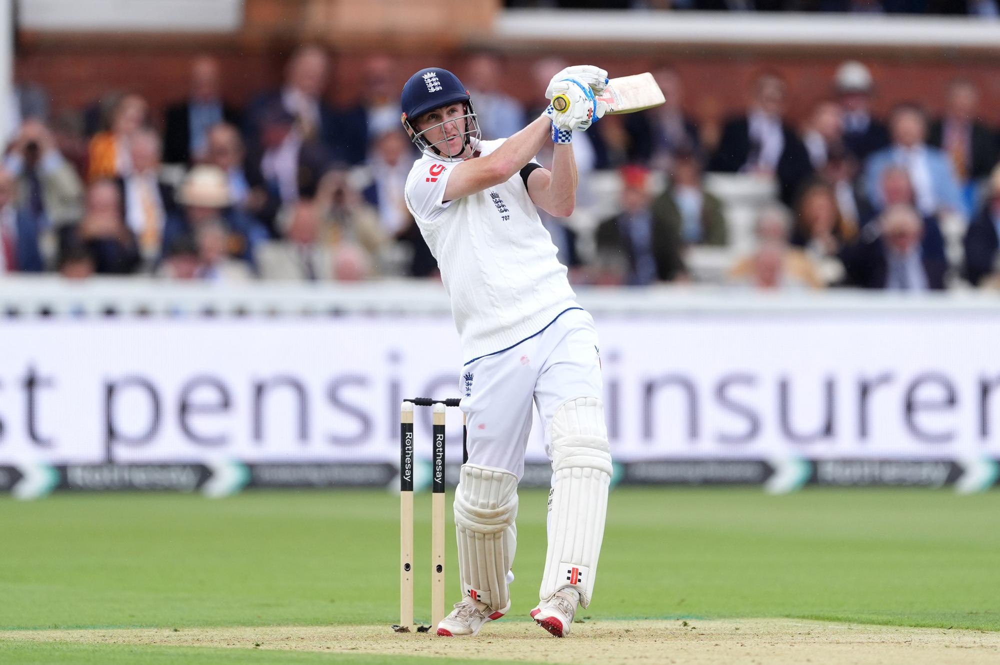 Harry Brook and Kyle Jamieson strike in an evenly-matched Test opener ...