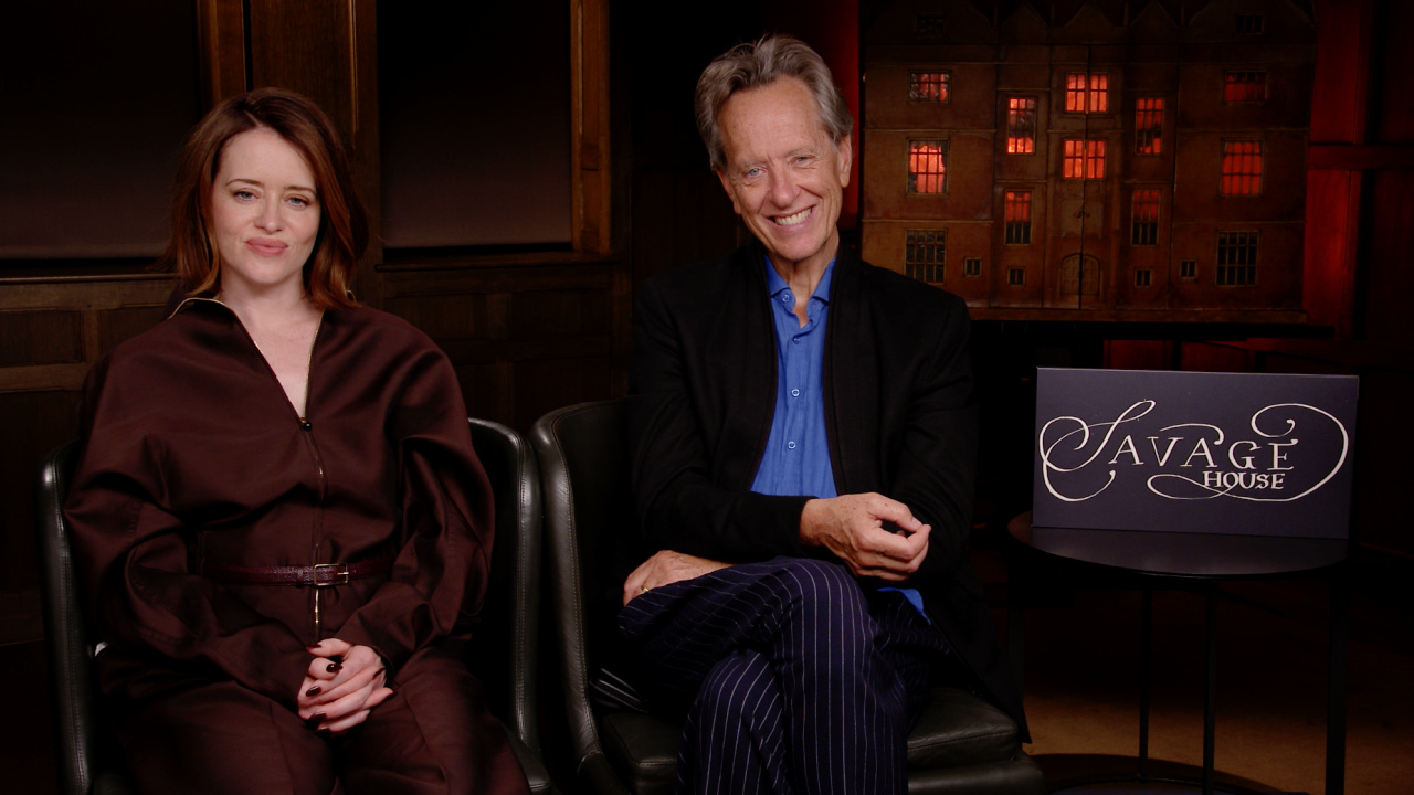 'Savage House' interview: Richard E Grant and Claire Foy