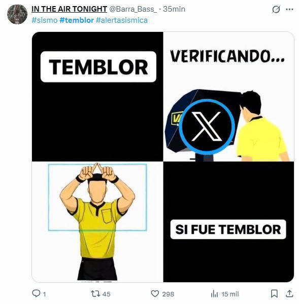 Temblor de 5.2 desata la mejor ola de memes; así reaccionaron usuarios ...