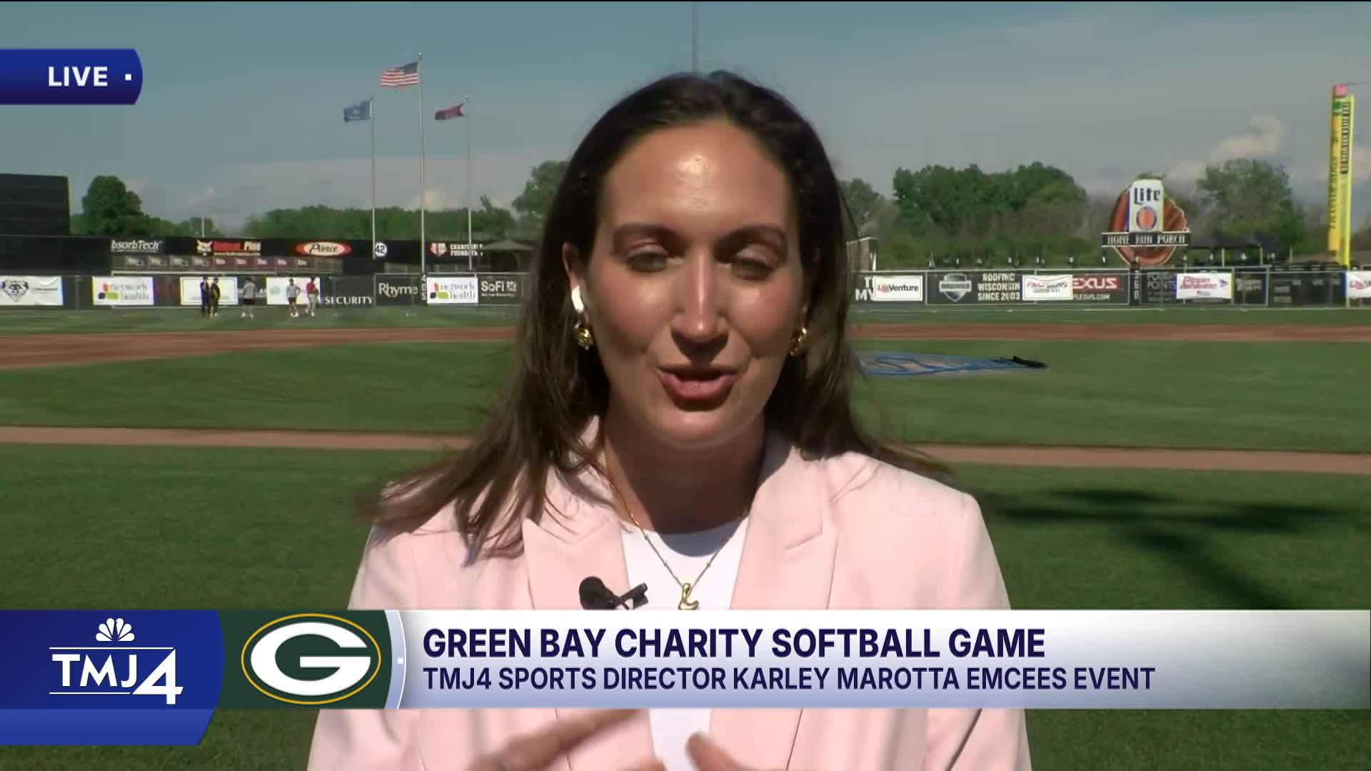 Green Bay charity softball game hosted by Jordan Love
