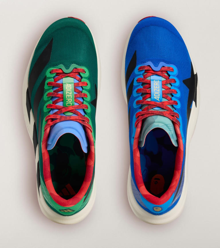 Detailed Look at the Bape x Adiads EVO SL Collab