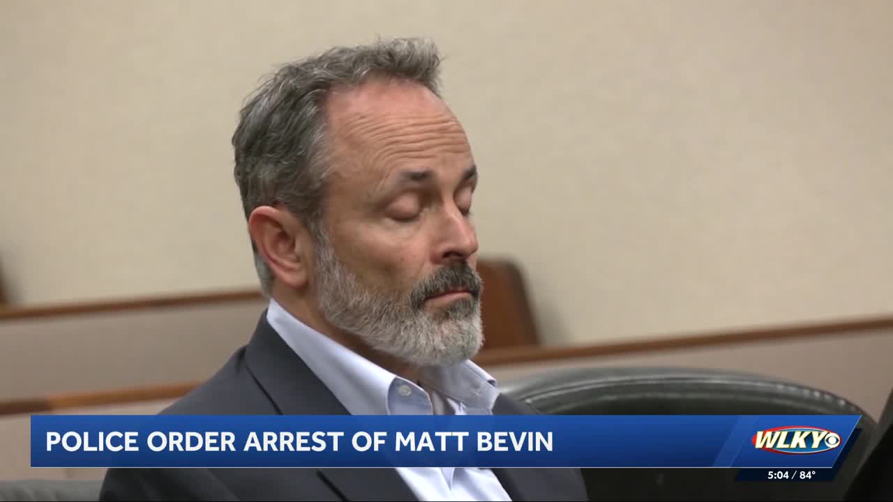 Judge orders arrest of Matt Bevin with 60-day jail sentence after ...