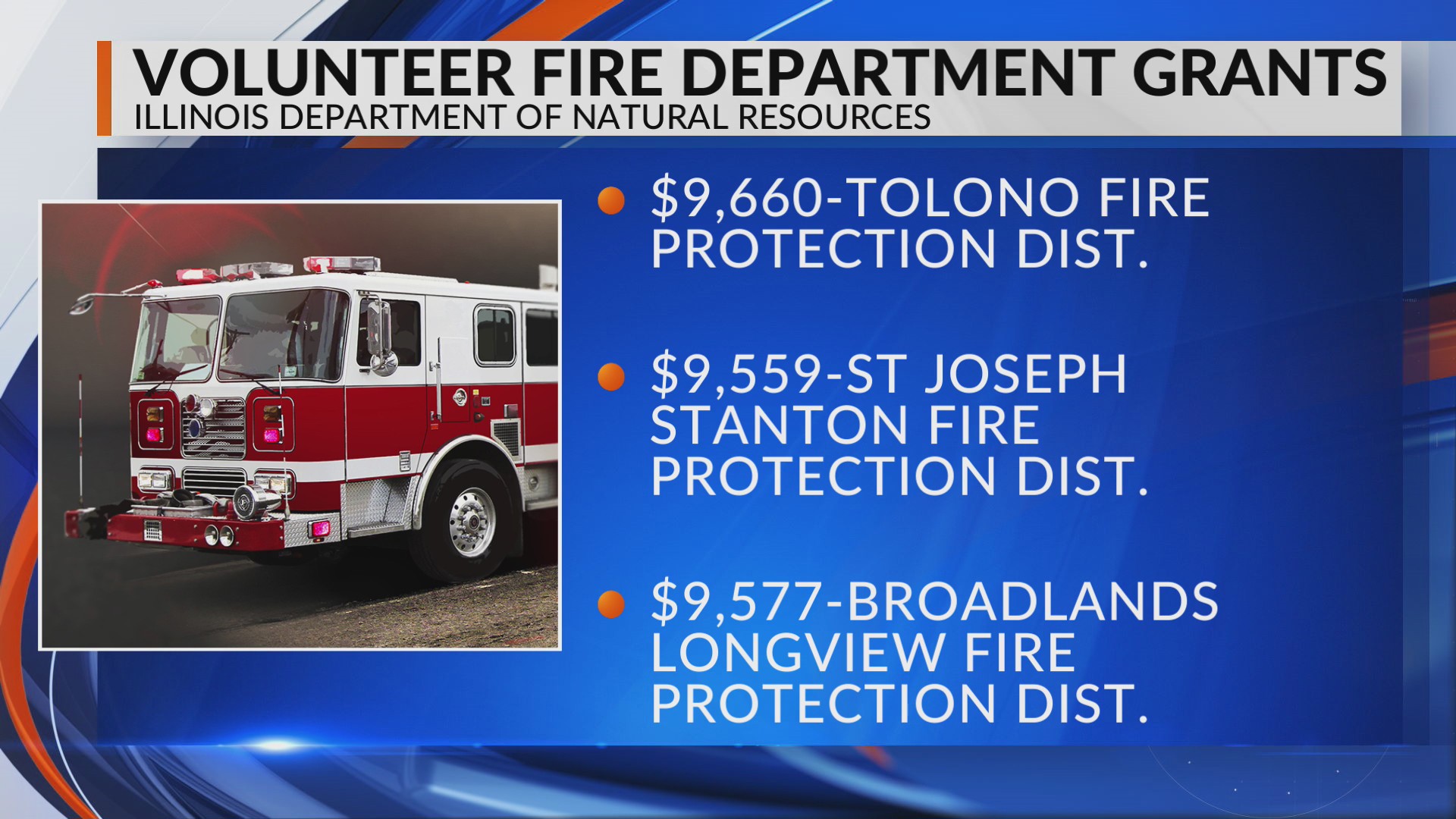 IDNR awards 22 central IL fire departments grants for new equipment ...